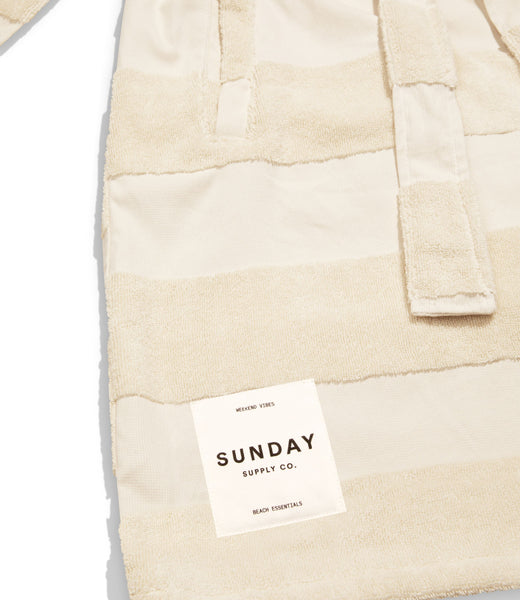 Dunes Towelling Beach Robe: 100% Lightweight Cotton, Quick Drying ...